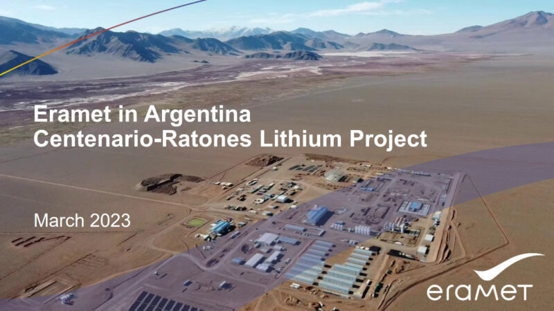 Eramet in Argentina: Centenario-Ratones Lithium Project - News - Eramet
