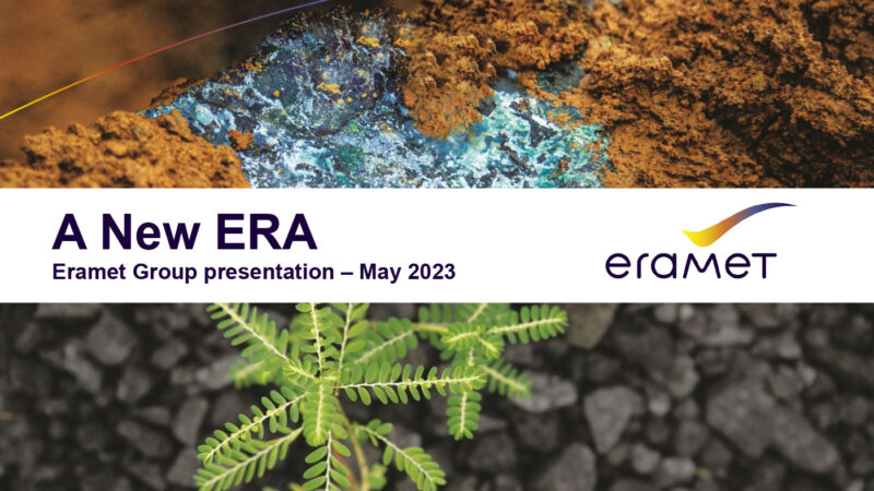 Eramet: Group Presentation - May 2023 - News - Eramet