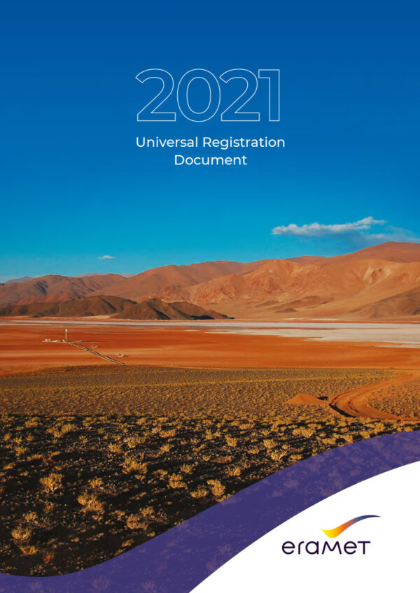 Eramet: 2021 Universal Registration Document - 4 April 2022 - News - Eramet