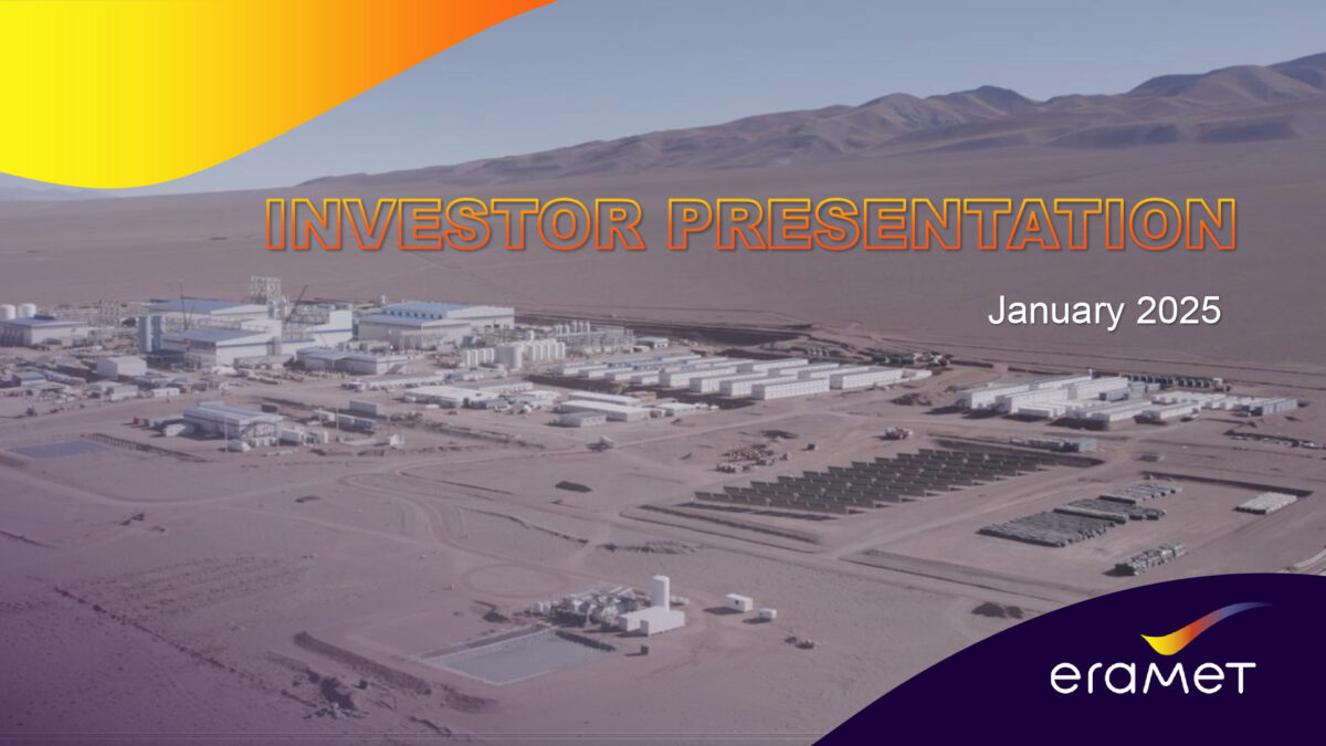 Eramet delivers first lithium carbonate from Centenario DLE plant in ...