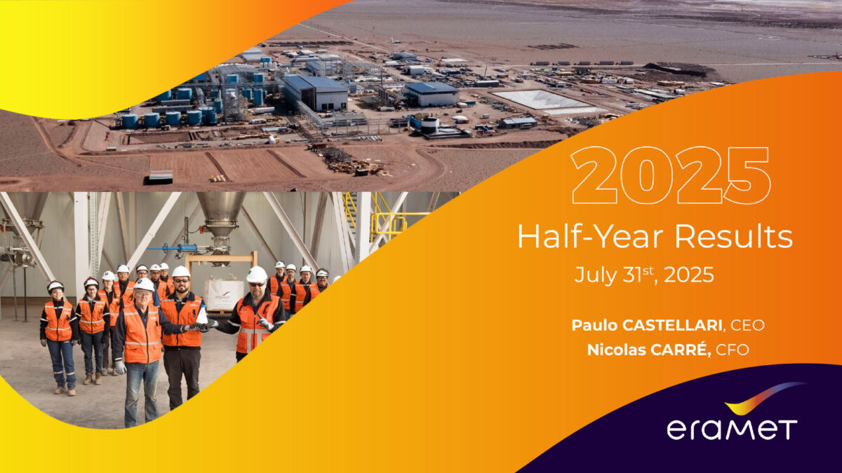 Eramet delivers first lithium carbonate from Centenario DLE plant in ...